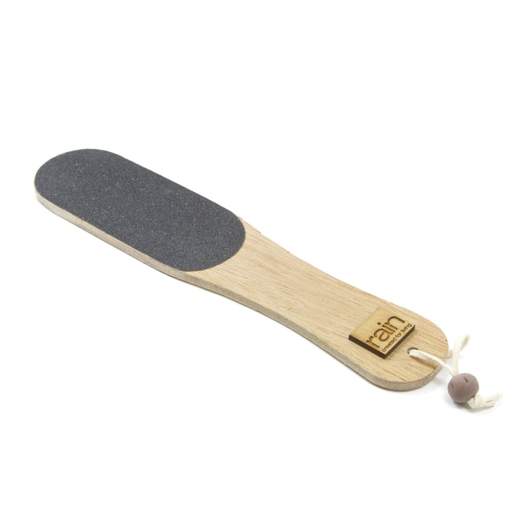 hand crafted wooden foot file – Rain Natural Skincare USA