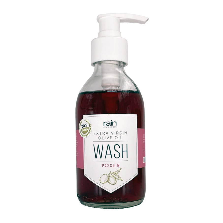 extra virgin olive oil wash - passion – Rain Natural Skincare USA