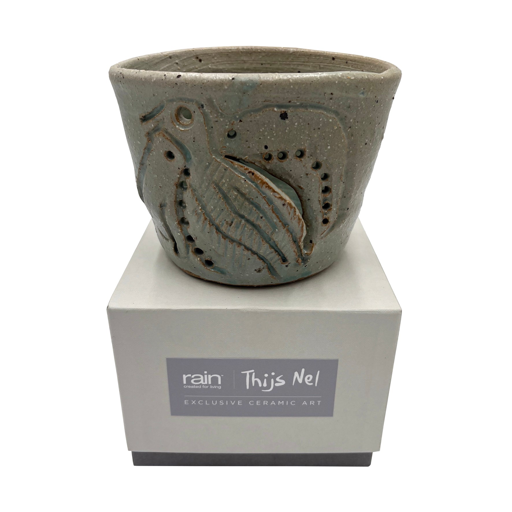 Gray Bird Vase - Thijs Nel – Rain Natural Skincare USA
